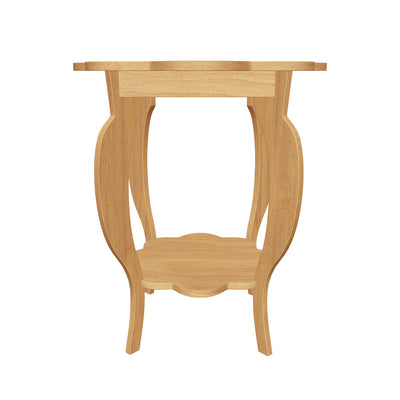 Scallop Side Table — Dowel Furniture